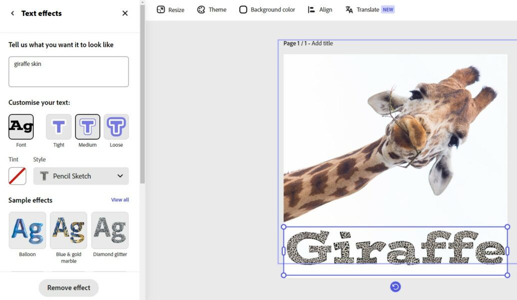 Adobe Express Guide to AI Text Effects - Friesens