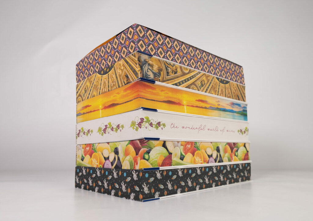 Custom Sprayed Book Edges | Specialty Enhancements | Friesens